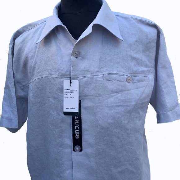 New.Gen | Shirts | Newgen 0 Linen Blend Twopiece Casual Set Short ...